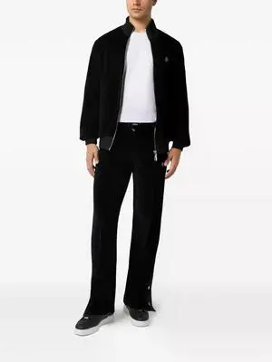 Philipp Plein Chenille Button-embellished Tracksuit Jacket