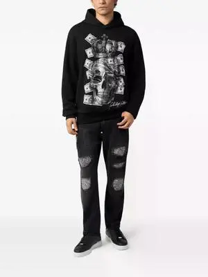 Philipp Plein Rhinestone-embellished Hoodie