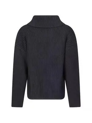 ELY ELY Bettie Ribbed-knit Zip-up Cardigan