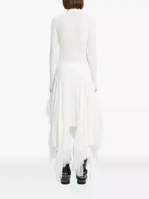 ANN DEMEULEMEESTER Tessie Serafino Ruffled Asymmetric Dress