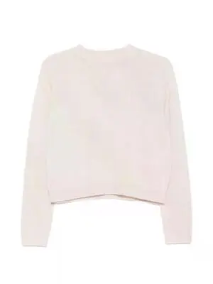 I BLUES Ribbed-trim Pullover - Neutrals