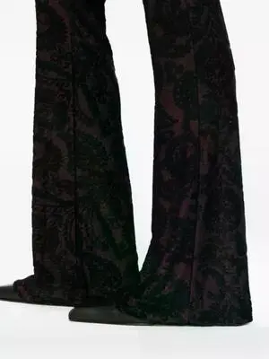 Etro Printed Flared Trousers