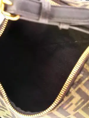 Fendi Fendigraphy Bag Zucca Canvas Small Hobo Bag