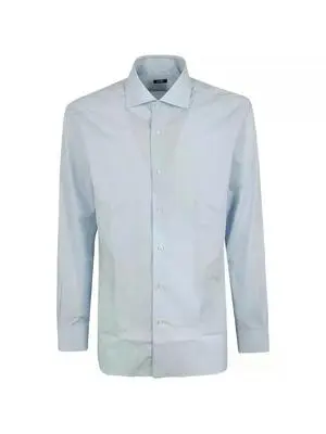 BARBA NAPOLI Spread-collar Button-up Shirt
