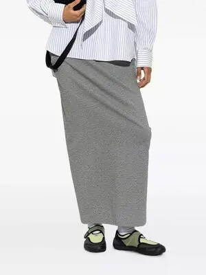 Sacai Striped Tie-neck Shirt