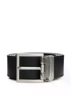 Tommy Hilfiger Hudson Reversible Leather Belt - Black