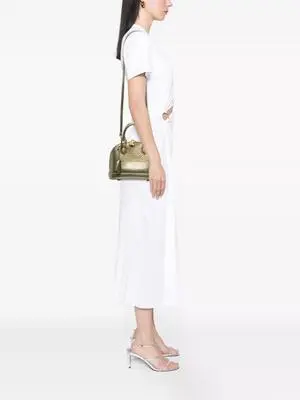 LOUIS VUITTON Monogram Vernis Alma Bb Satchel - Green