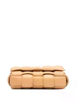 Bottega Veneta Nappa Intrecciato Padded Chain Cassette Satchel - Neutrals
