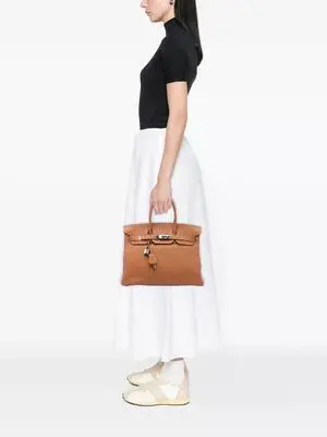 Hermès 2010 Togo Birkin Retourne 35 Handbag