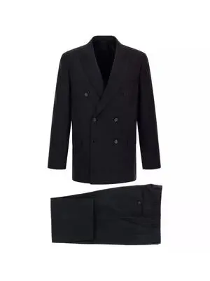 Brioni Lipari Double-breasted Suit - Blue