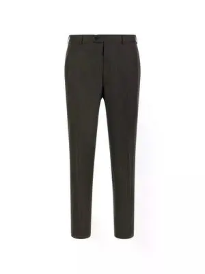 Brioni Lipari Herringbone Wool Suit - Brown