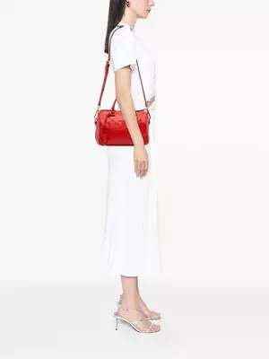 LOUIS VUITTON 2012 Monogram Empreinte Speedy Bandouliere 25 Satchel - Red
