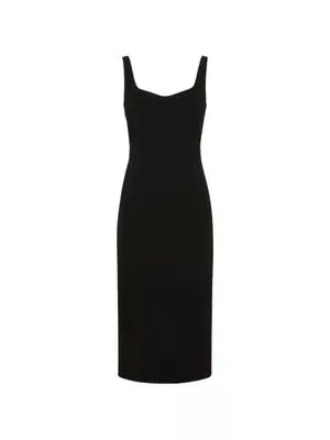 Max Mara Sweetheart-neck Midi Dress