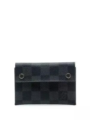 LOUIS VUITTON 2019 Damier Graphite Compact Modulable Wallet Small Wallets - Black