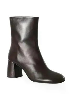 POEVE Block-heel Ankle Boots