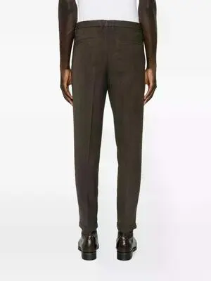 Imperial Herringbone-pattern Tailored Trousers