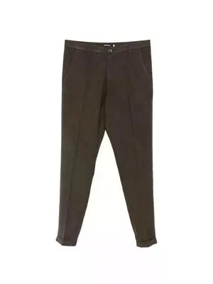 Imperial Herringbone-pattern Tailored Trousers