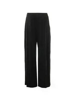 ELE Elasticated Loose-fit Track Pants - Black