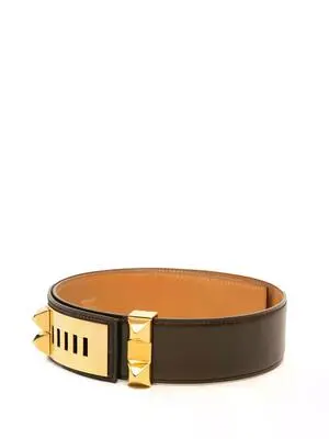 Hermès 1997 Box Calf Collier De Chien 70 Belt