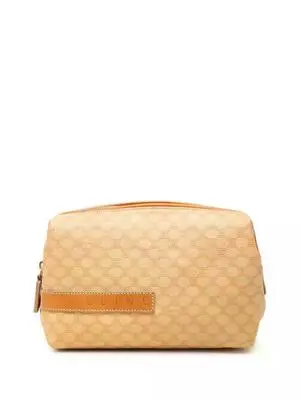 Celine 2000 Macadam Coated Canvas Cosmetic Pouch - Neutrals