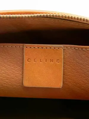 Celine 2000 Macadam Coated Canvas Cosmetic Pouch