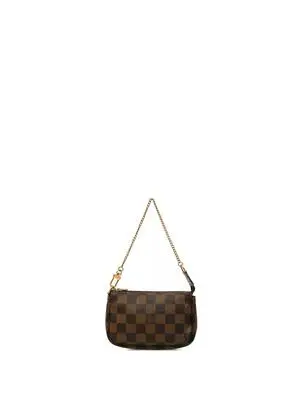 LOUIS VUITTON 2008 Damier Ebene Mini Pochette Accessoires Handbag - Brown
