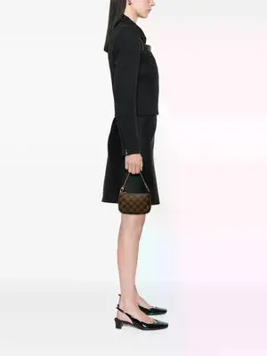 LOUIS VUITTON 2008 Damier Ebene Mini Pochette Accessoires Handbag