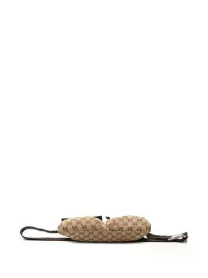 Gucci 2000-2015 Gg Canvas Double Pocket Belt Bag