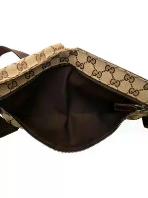 Gucci 2000-2015 Gg Canvas Double Pocket Belt Bag