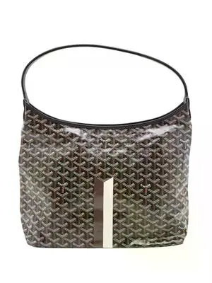 Goyard 2010-2026 Goyardine Boheme Hobo Shoulder Bag - Black