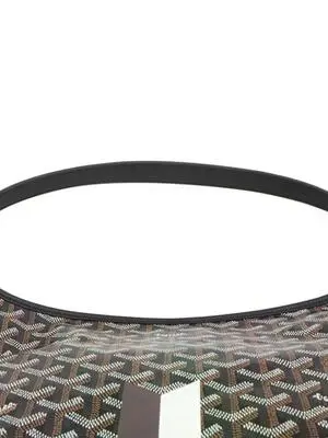 Goyard Coated Canvas And Leather Shoulder Bag