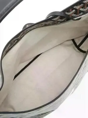 Goyard Coated Canvas And Leather Shoulder Bag