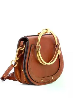 Chloé Nile Leather Small Crossbody Bag - Brown