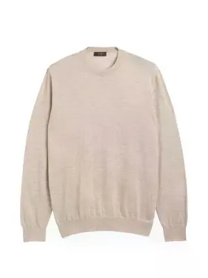 SLOWEAR Zanone Crew-neck Slim-fit Sweater - Neutrals