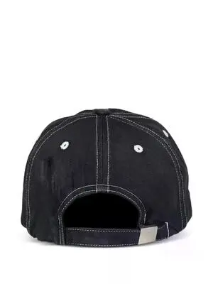 GLOWNY Contrast-stitch Logo-embroidered Baseball Cap