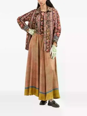 PIERRE-LOUIS MASCIA Aloe A-line Maxi Skirt
