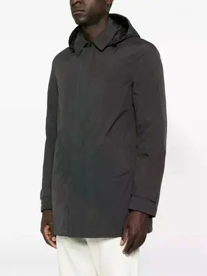 Herno Hooded Button-up Jacket