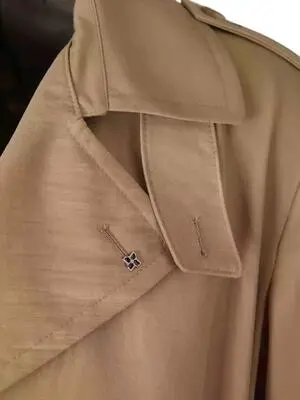 Tagliatore Double-breasted Belted Trench Coat