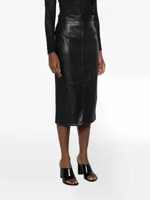 Dixie High-waisted Panelled Midi Skirt