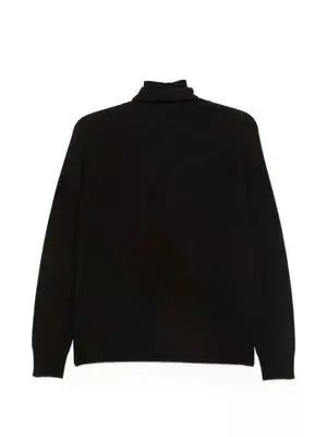 VANISE Tie-fastening Cashmere Sweater - Black