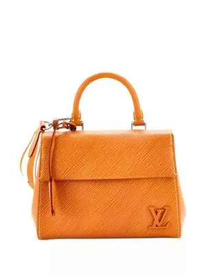 LOUIS VUITTON Epi Leather Cluny Top Handle Satchel - Brown
