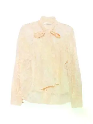 Zimmermann Valiant Lace Pussy-bow Blouse - Neutrals