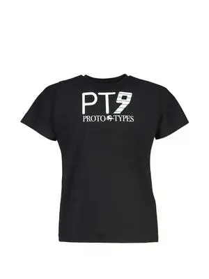 PROTOTYPES Pt9-print Crew-neck T-shirt - Black