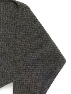 N.peal Ribbed Triangle Scarf