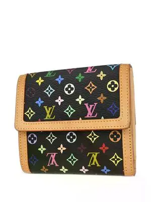 LOUIS VUITTON 2005 Monogram Multicolor Wallet - Black