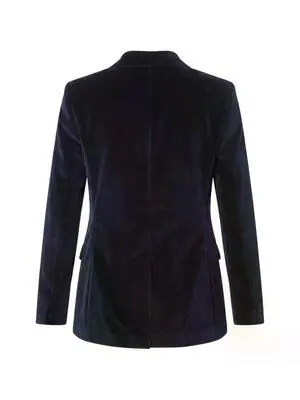 Tagliatore Paris Double-breasted Velvet Blazer