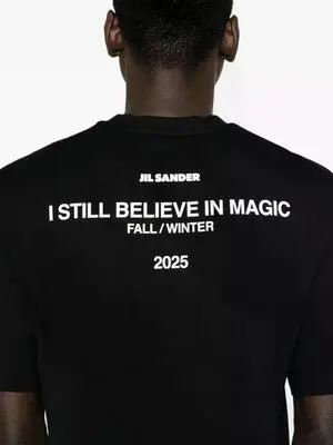 JIL SANDER Slogan-print Short-sleeve T-shirt
