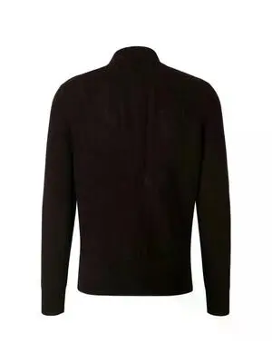 GRAN SASSO Ribbed-knit V-neck Sweater