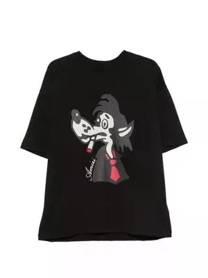 Amiri Smoking Wolf T-shirt - Black