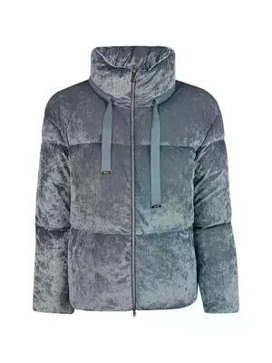Herno Quilted Zip-fastening Jacket - Blue